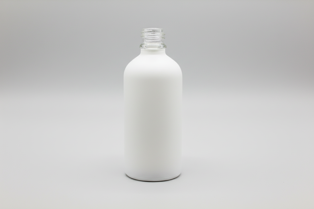 100ml Matte White Glass Dropper Bottle – Quality Bottles